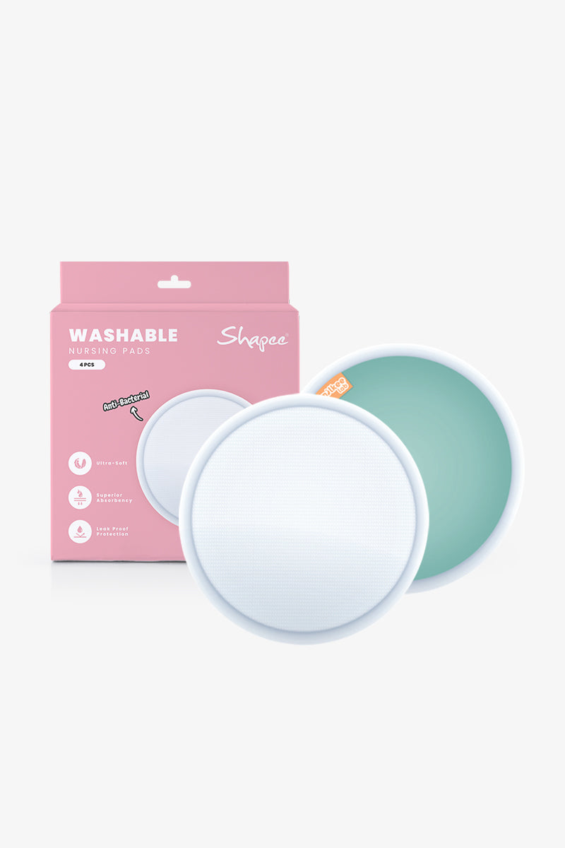 Washable Nursing Pads (4 pcs) by Shapee | Reusable & Washable – SHAPEEMY